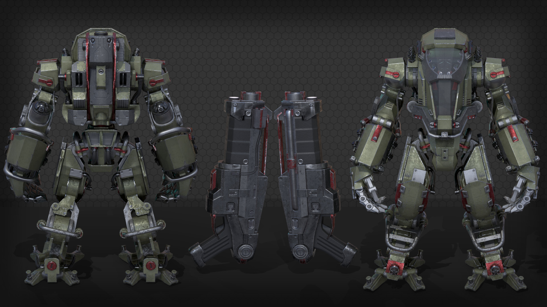 3D heavy robot - TurboSquid 1166786