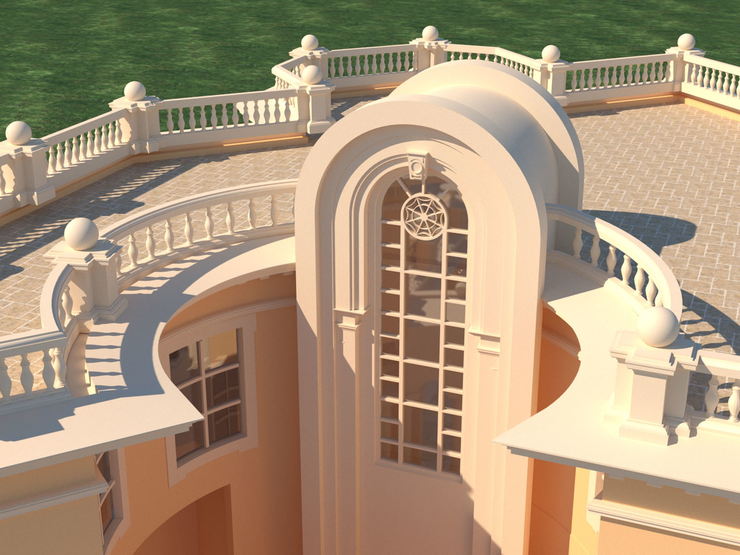 3D roman villas model - TurboSquid 1166860
