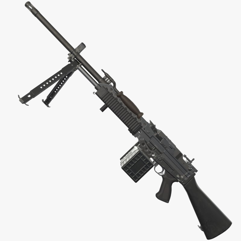 3D stoner 63a lmg model - TurboSquid 1166901