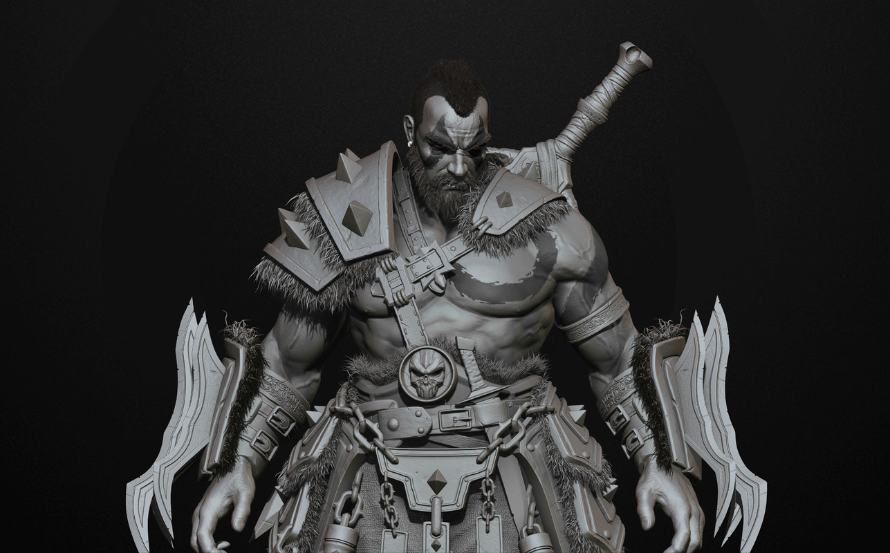 3D barbarian highpoly sculpt zbrush model - TurboSquid 1167012
