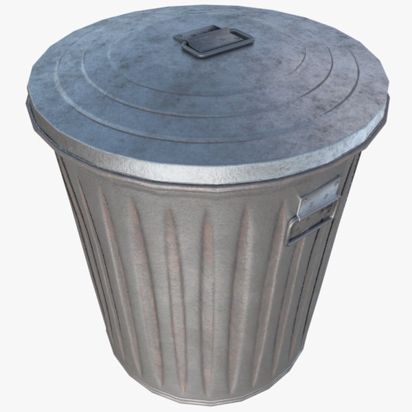 Blender Trash-Can Models | TurboSquid