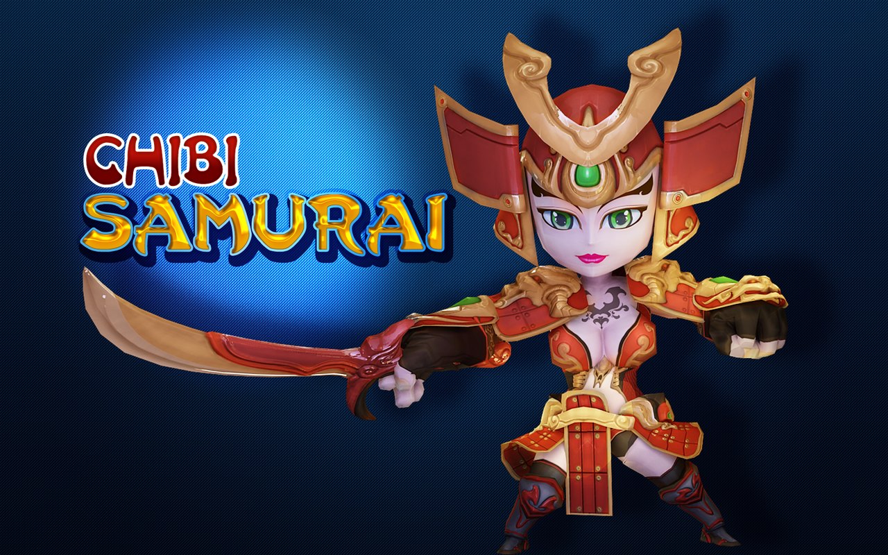 Chibi Samurai 3D-Modell - TurboSquid 1167133
