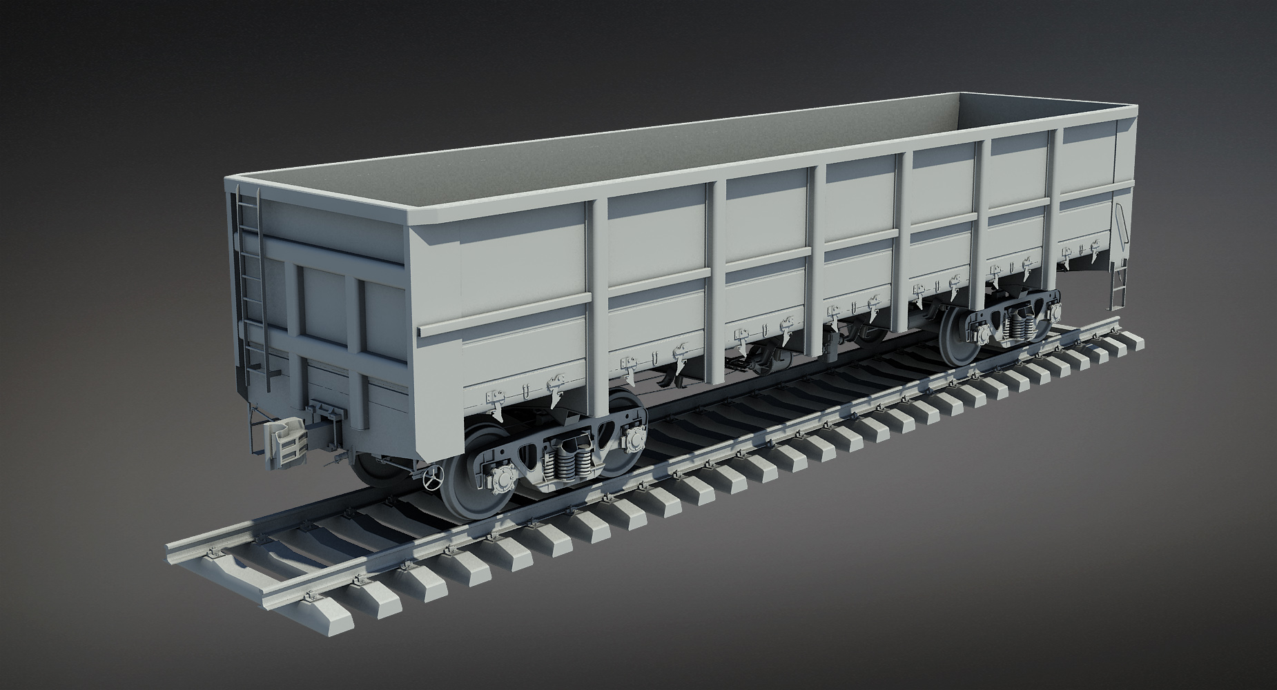Set cargo wagons model - TurboSquid 1167134