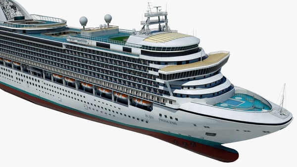 Cruise ruby princess ship 3D model - TurboSquid 1167139
