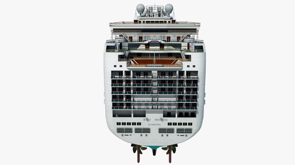 Cruise ruby princess ship 3D model - TurboSquid 1167139