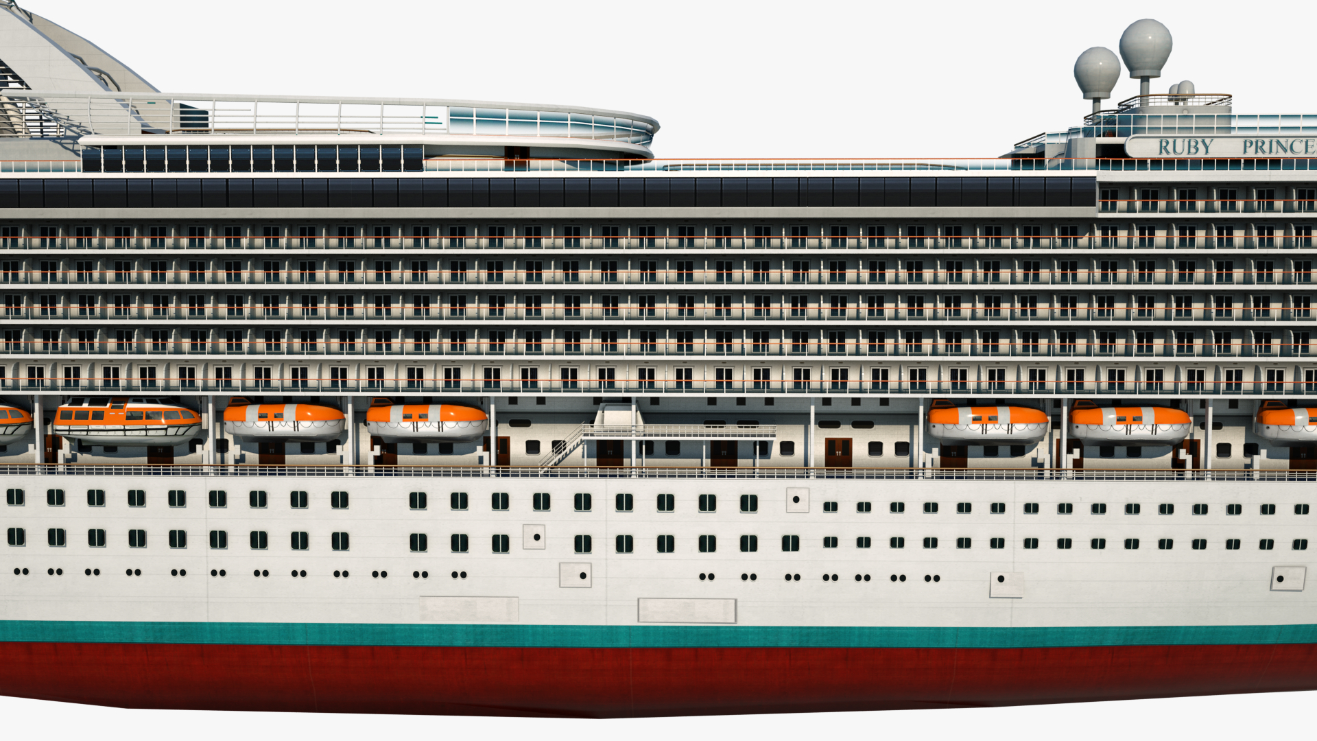 Cruise ruby princess ship 3D model - TurboSquid 1167139
