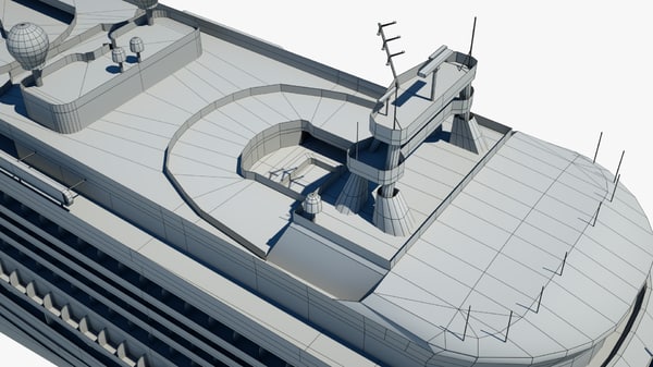 Cruise ruby princess ship 3D model - TurboSquid 1167139