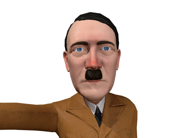 modelo 3d Hitler caricatura amañada, animada - TurboSquid 1167150
