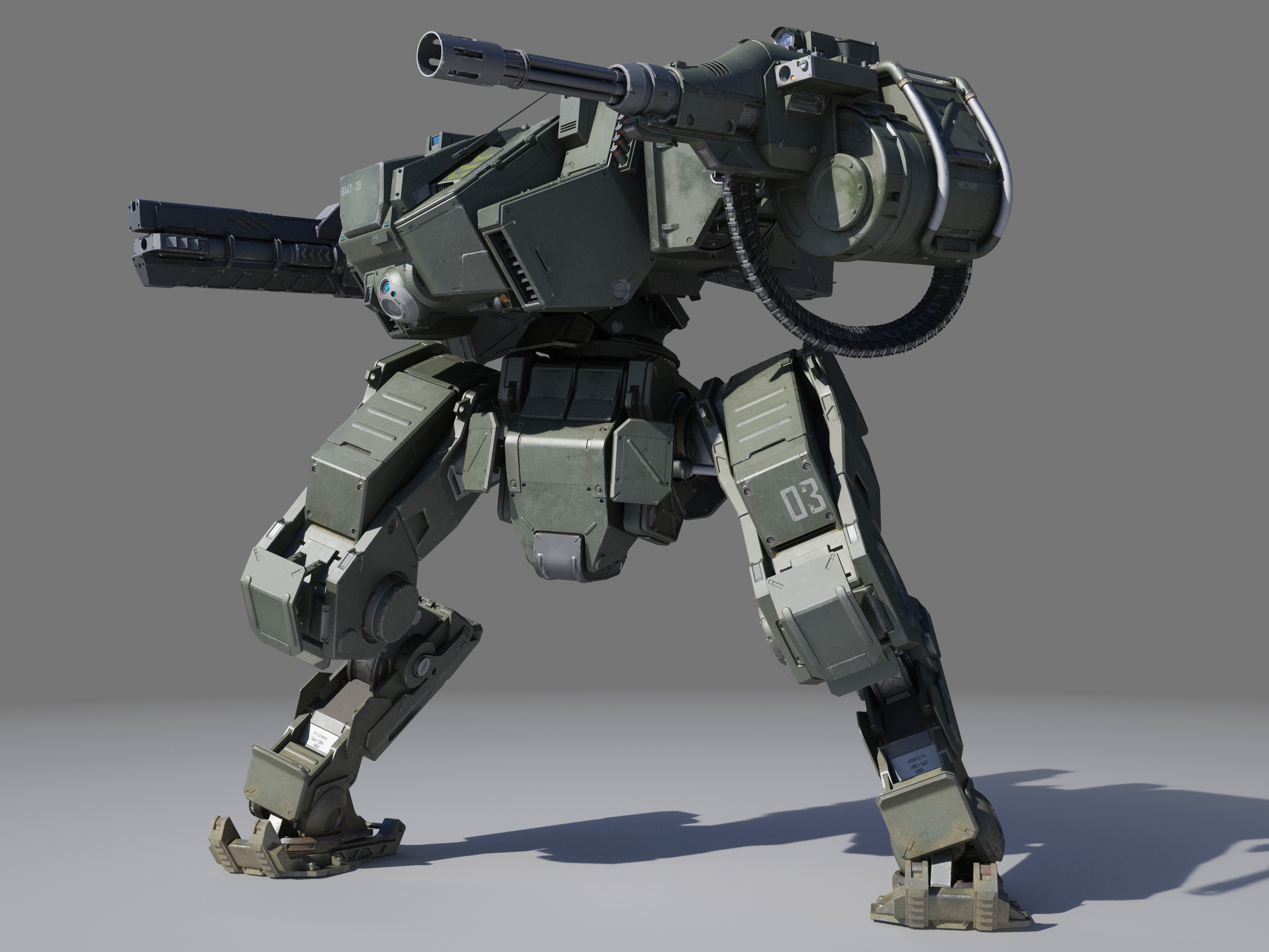 Mech fighter 3D model - TurboSquid 1167279