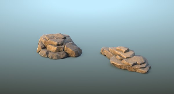 Realistic set rock formations 3D - TurboSquid 1167406