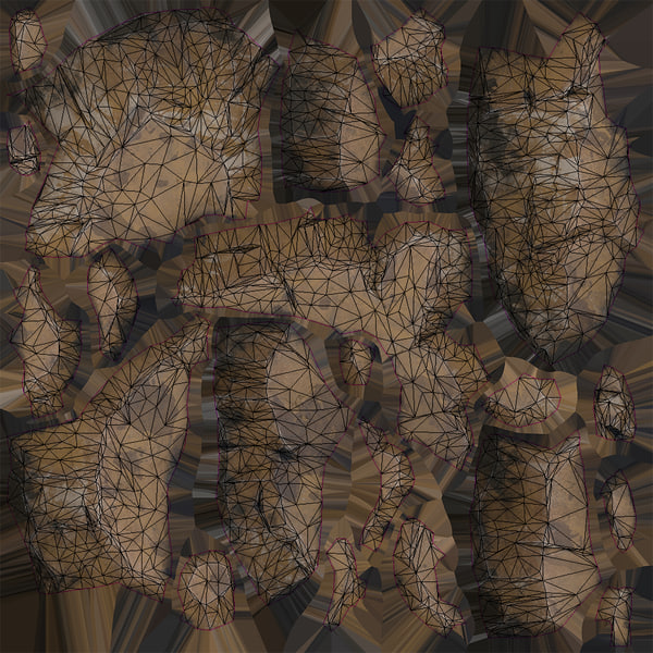 Realistic set rock formations 3D - TurboSquid 1167406