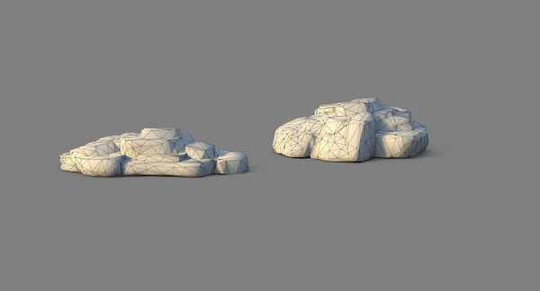 Realistic set rock formations 3D - TurboSquid 1167406