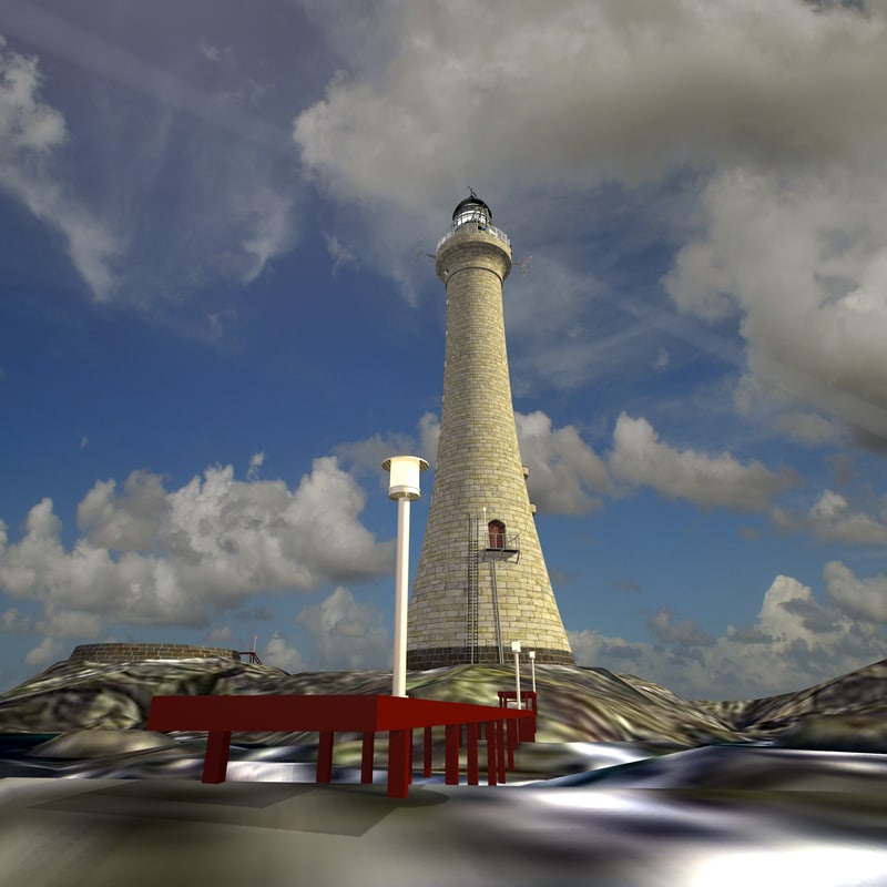 Skerryvore lighthouse version 3D - TurboSquid 1167441