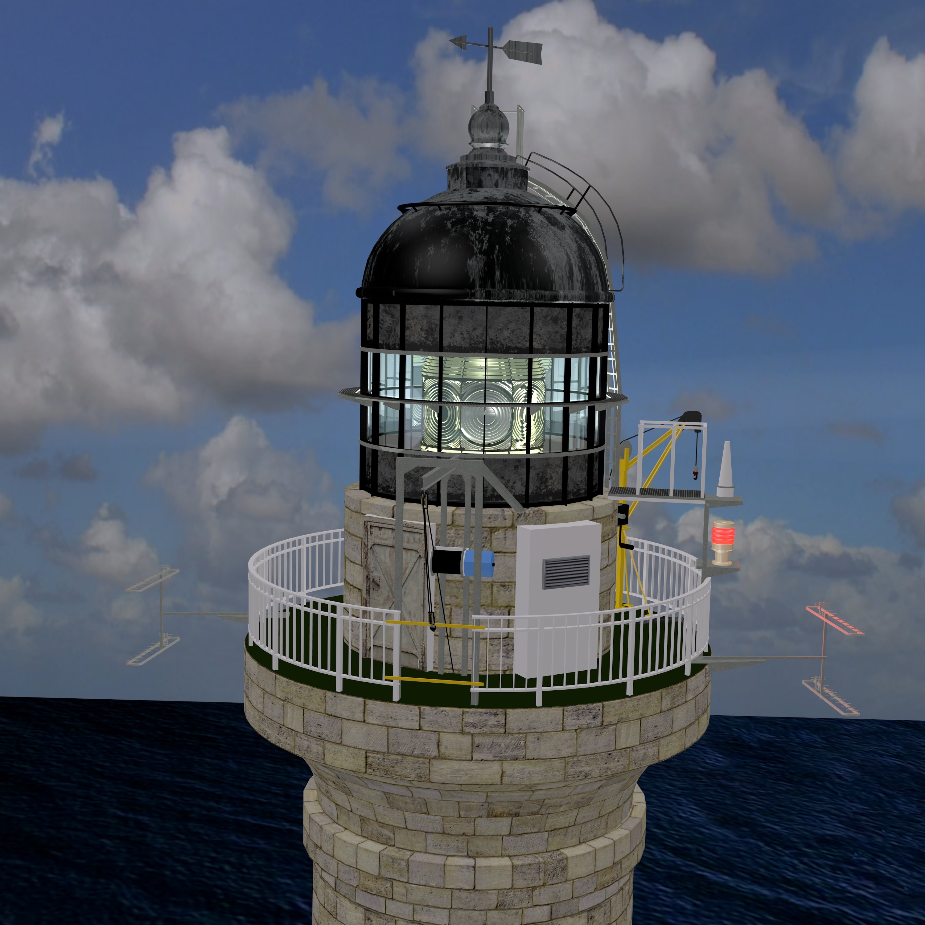 Skerryvore lighthouse version 3D - TurboSquid 1167441