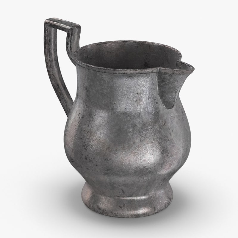 3D model pewter-pitchers---light-stout-pitcher - TurboSquid 1167486