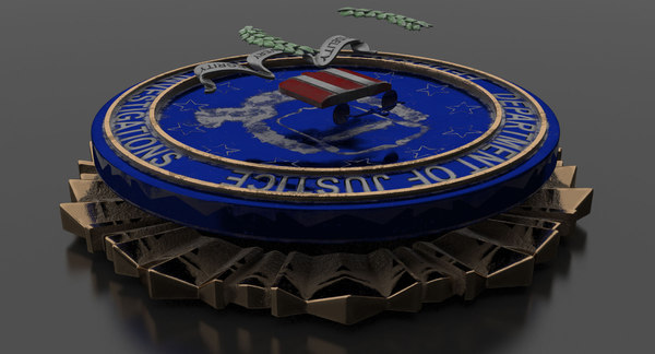 Fbi crest logo 3D model - TurboSquid 1167550