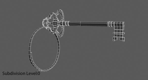 Key close 3D model - TurboSquid 1167593