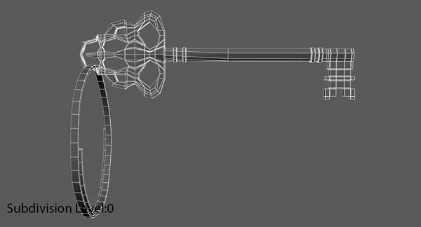 Key close 3D model - TurboSquid 1167593