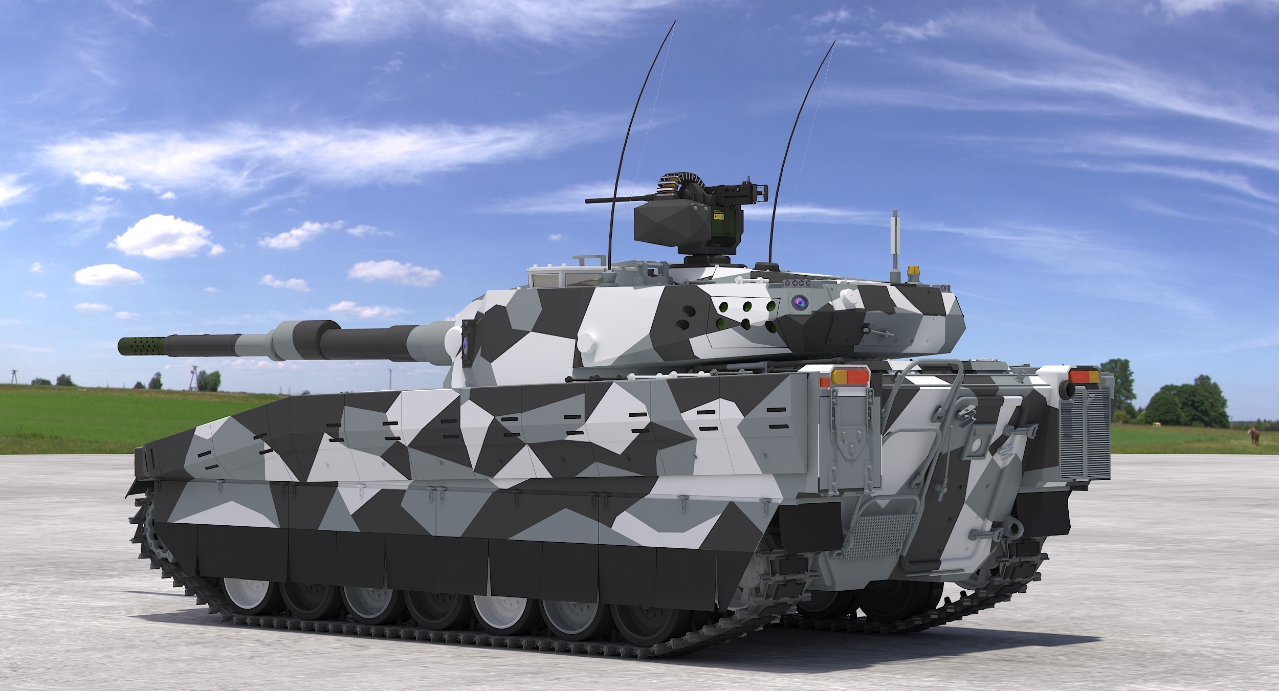 Cv90 120-t light tank 3D model - TurboSquid 1167618