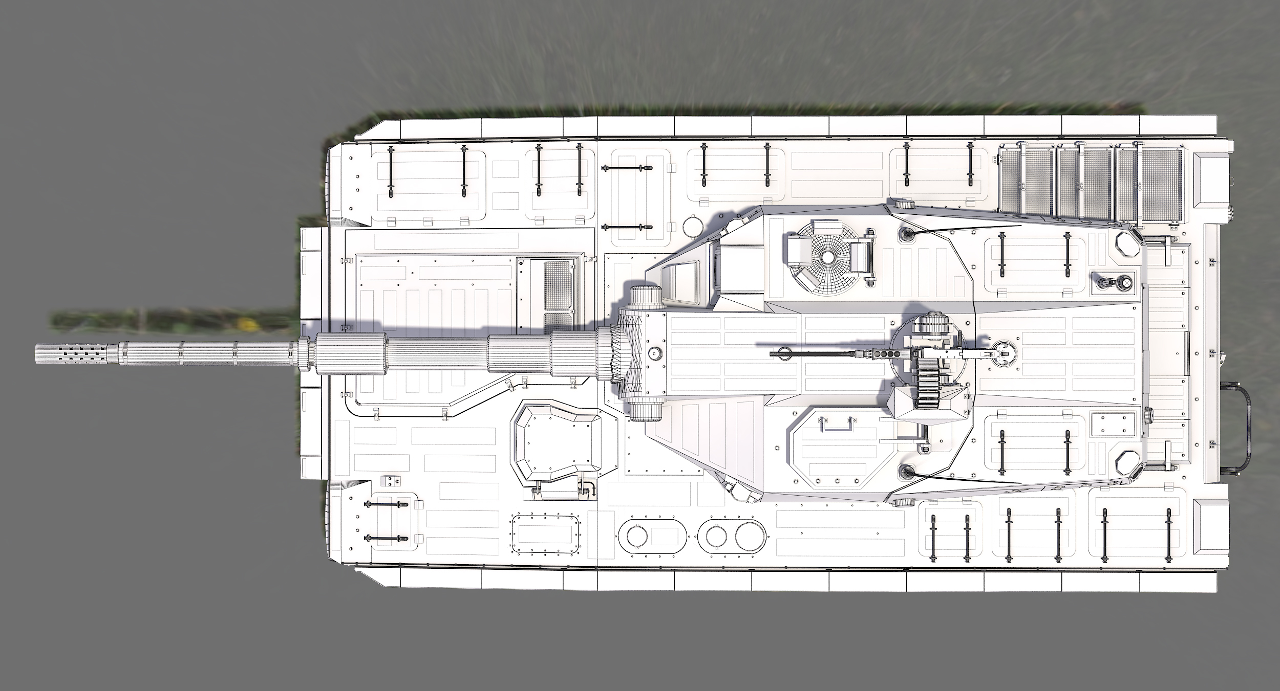 Cv90 120-t light tank 3D model - TurboSquid 1167618