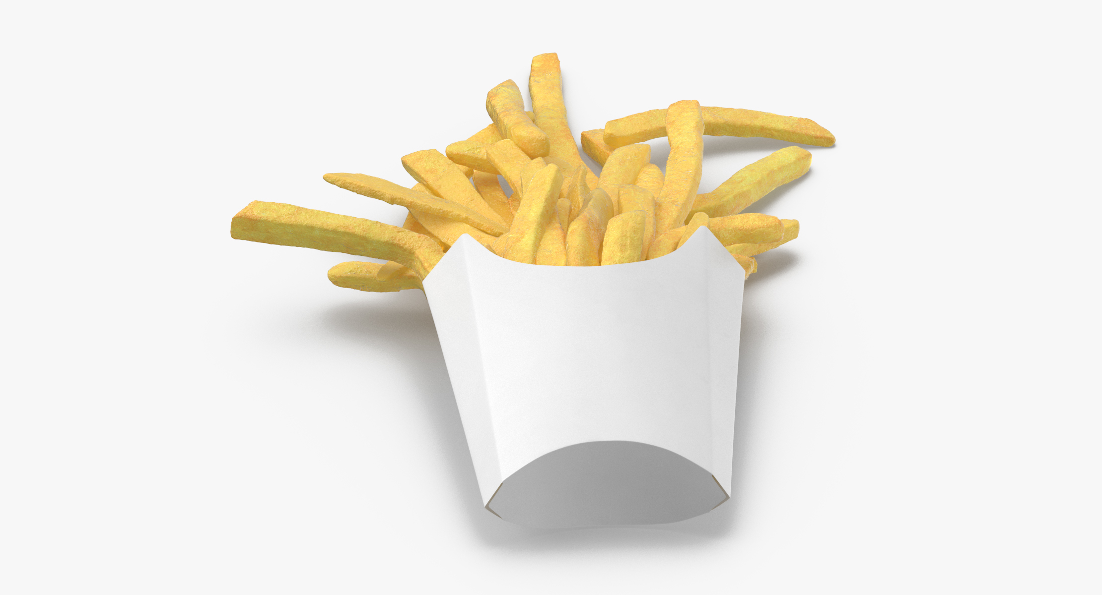 Fries box 3D model - TurboSquid 1167653