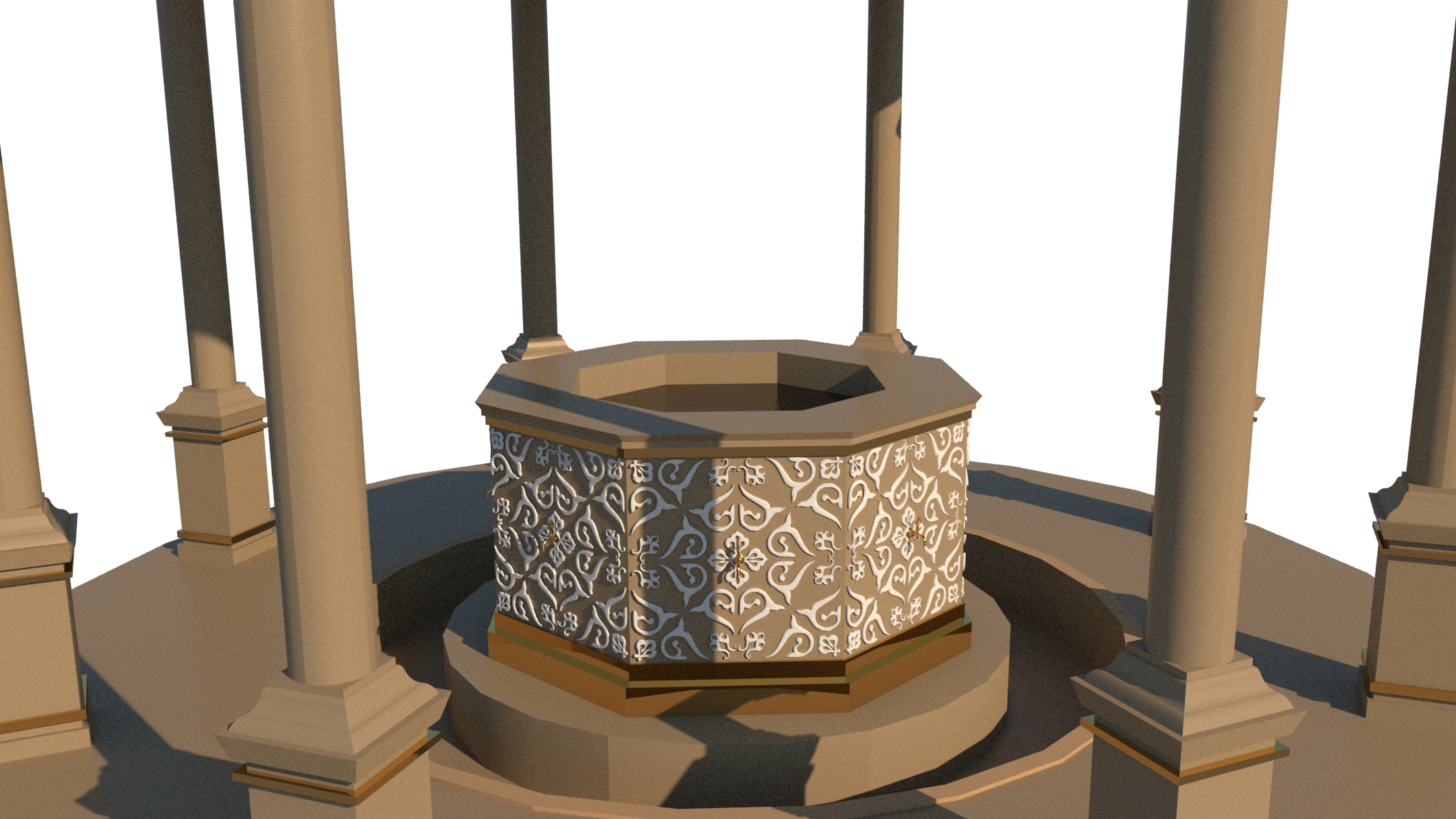 modèle 3D de Fontaine - TurboSquid 1167834