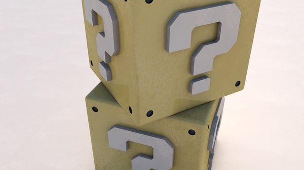 3D модель Блок Марио - TurboSquid 1167897