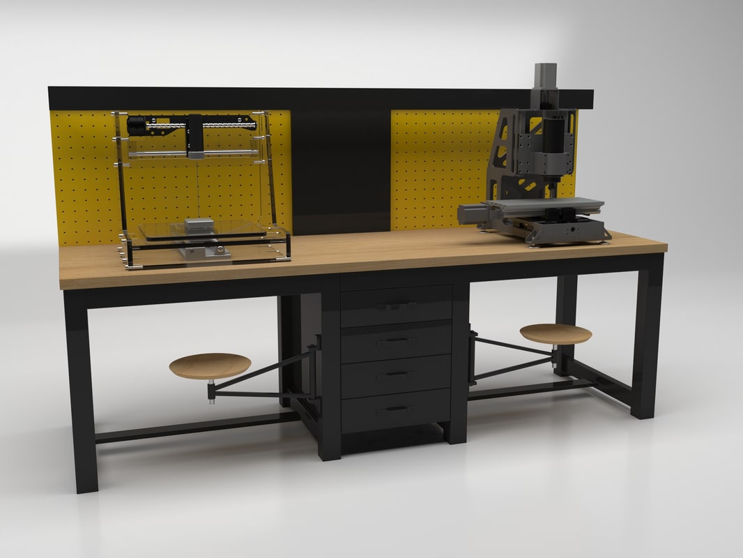 3D worktable table work - TurboSquid 1167903