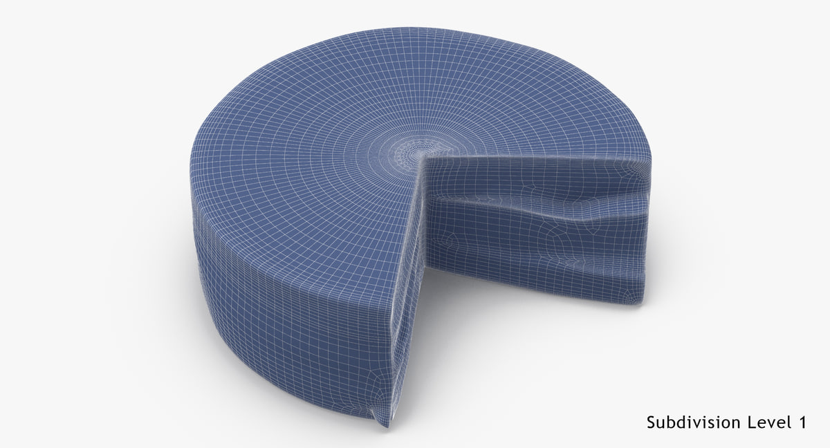 3D model cheddar cheese wheel cut - TurboSquid 1167909