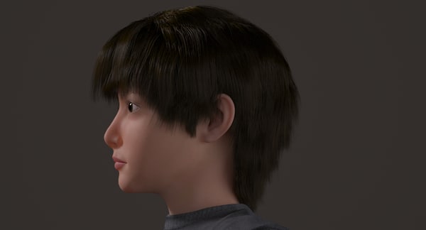 Lucas realistic child model - TurboSquid 1167948