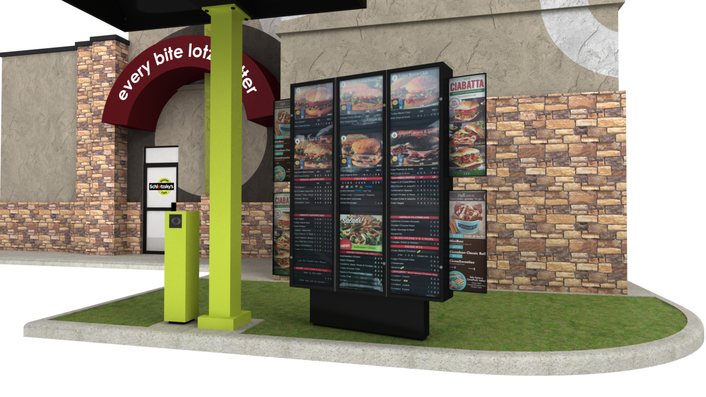 Schlotzsky drive-thru 3D model - TurboSquid 1168061