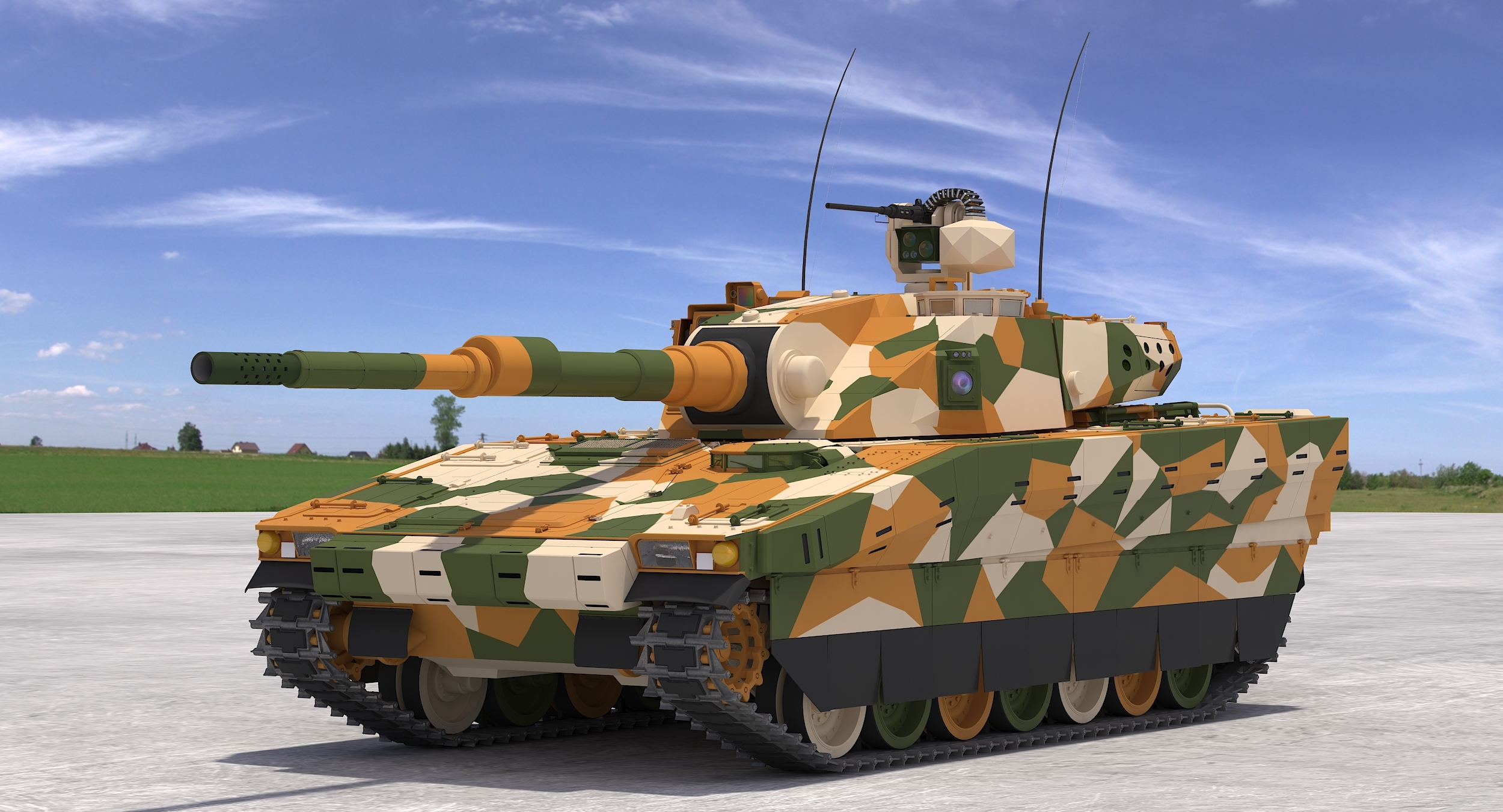 3D cv90 120-t light tank - TurboSquid 1168278