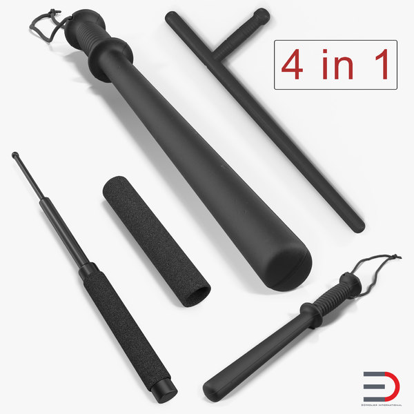 pr-24 police baton obj