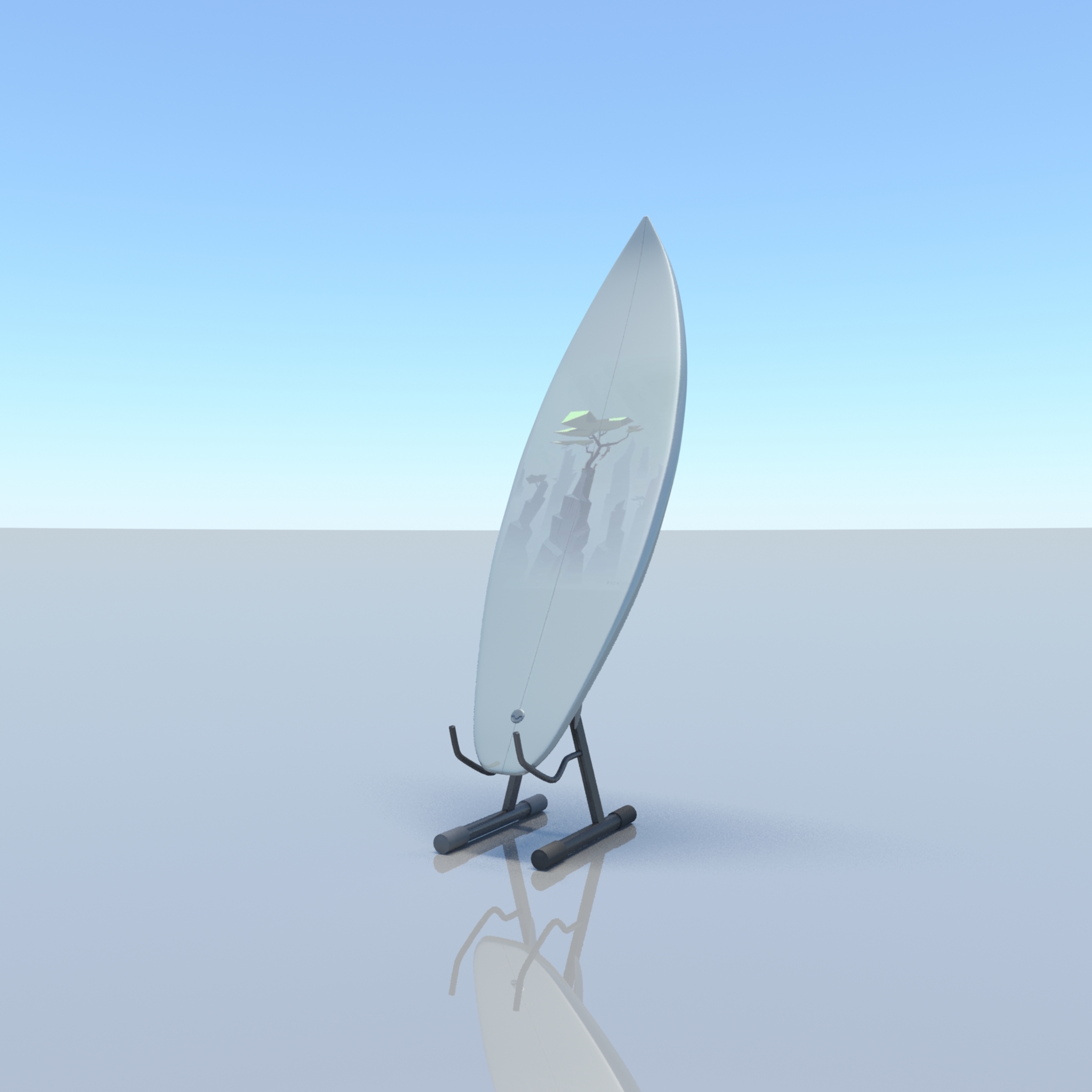 3D surfboard v1 - TurboSquid 1168441