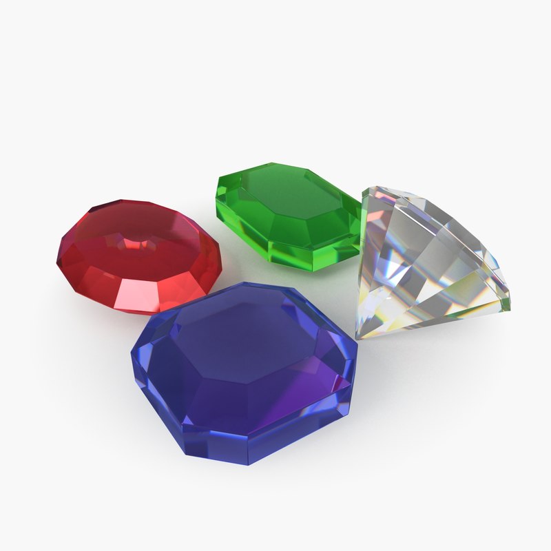Gems 3D model - TurboSquid 1168472