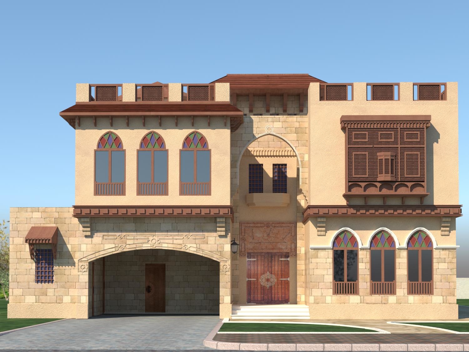 Islamic house 3D model - TurboSquid 1168590