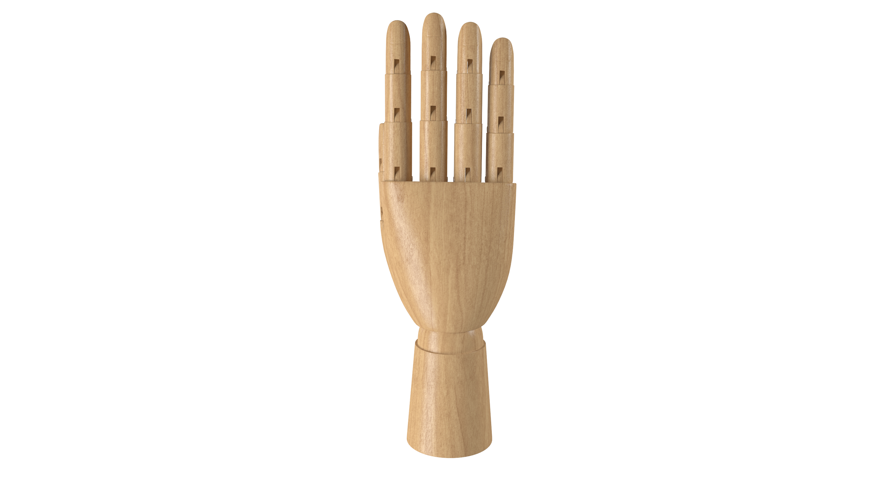 Wooden mannequin hand rig 3D model - TurboSquid 1168651