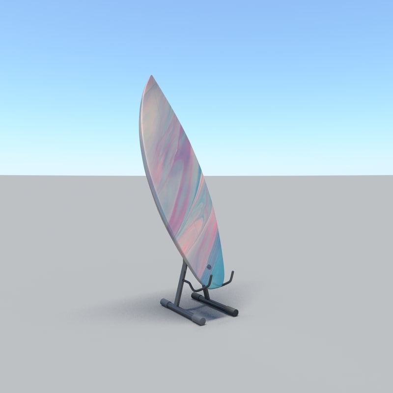 Surfboard v5 3D model - TurboSquid 1168657