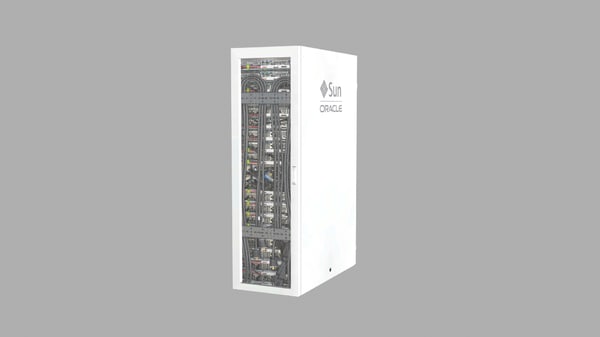 3D oracle big data appliance model - TurboSquid 1168668