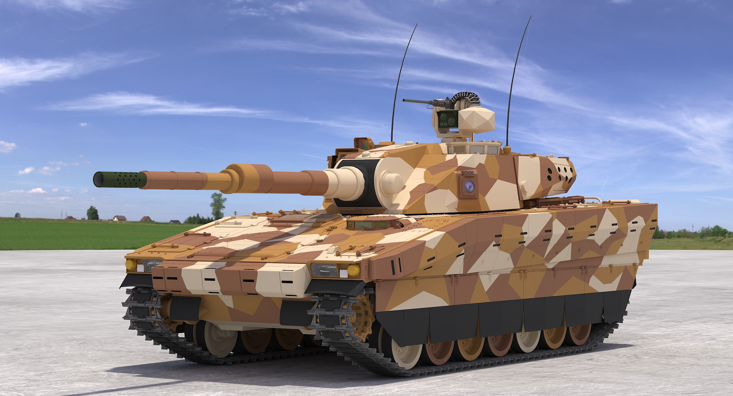 3D cv90 120-t light tank model - TurboSquid 1168784