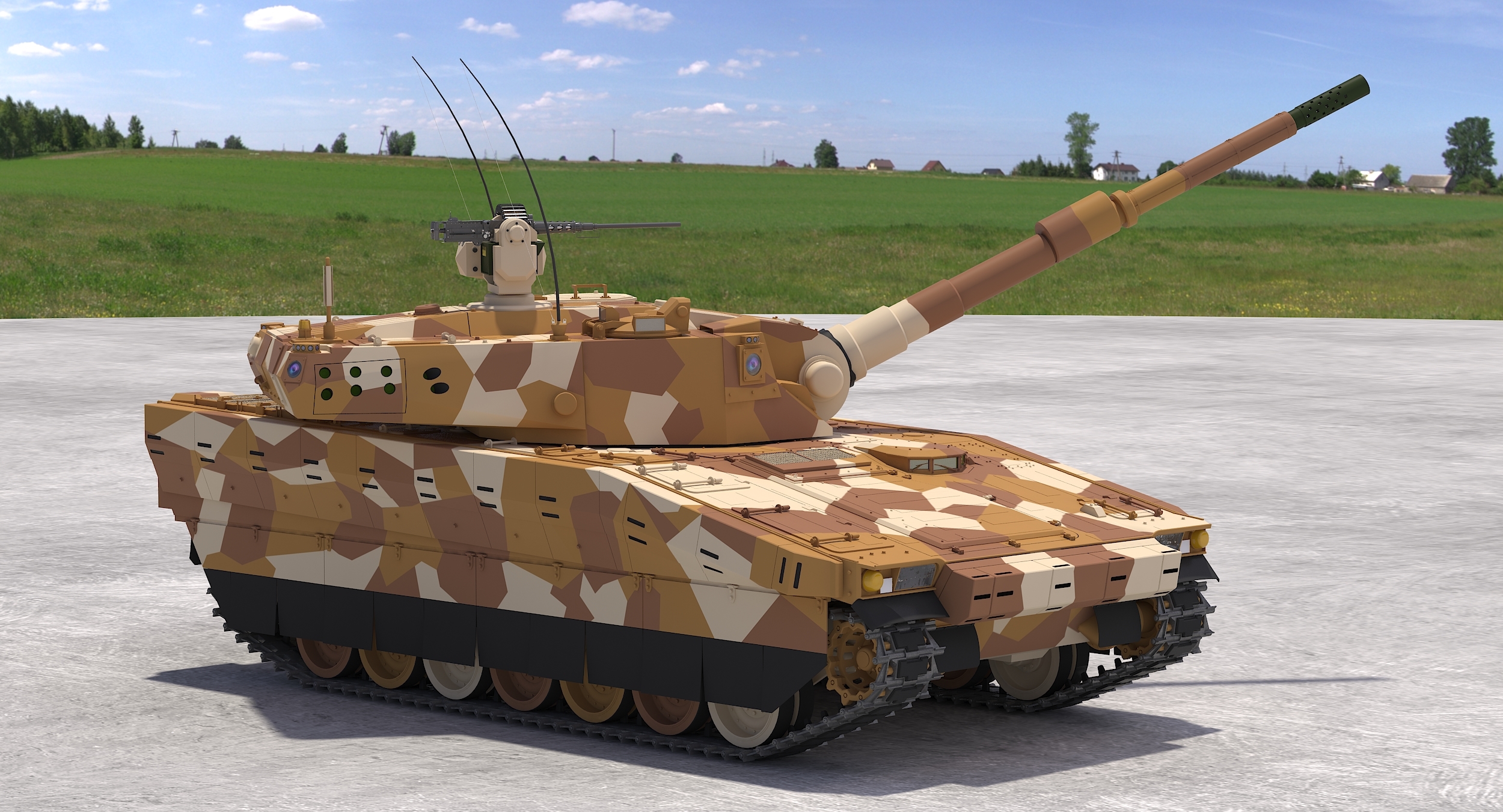 3D cv90 120-t light tank model - TurboSquid 1168784