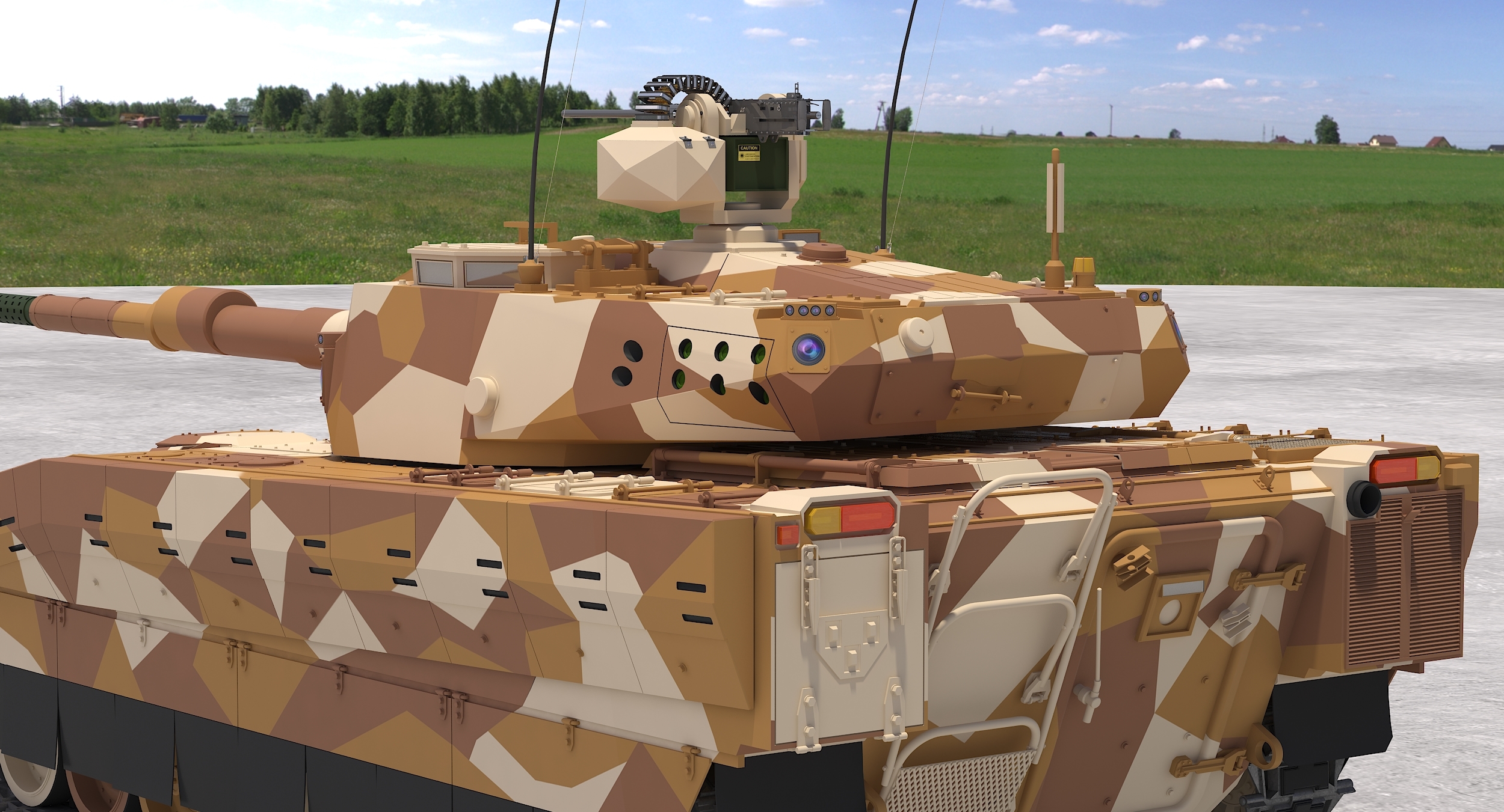 3D cv90 120-t light tank model - TurboSquid 1168784