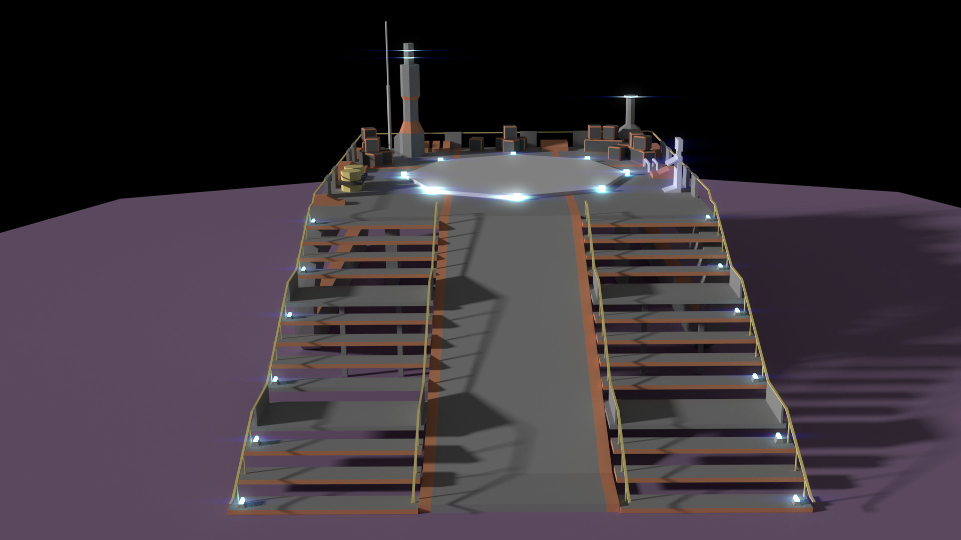 Spaceship platform 3D model - TurboSquid 1168833