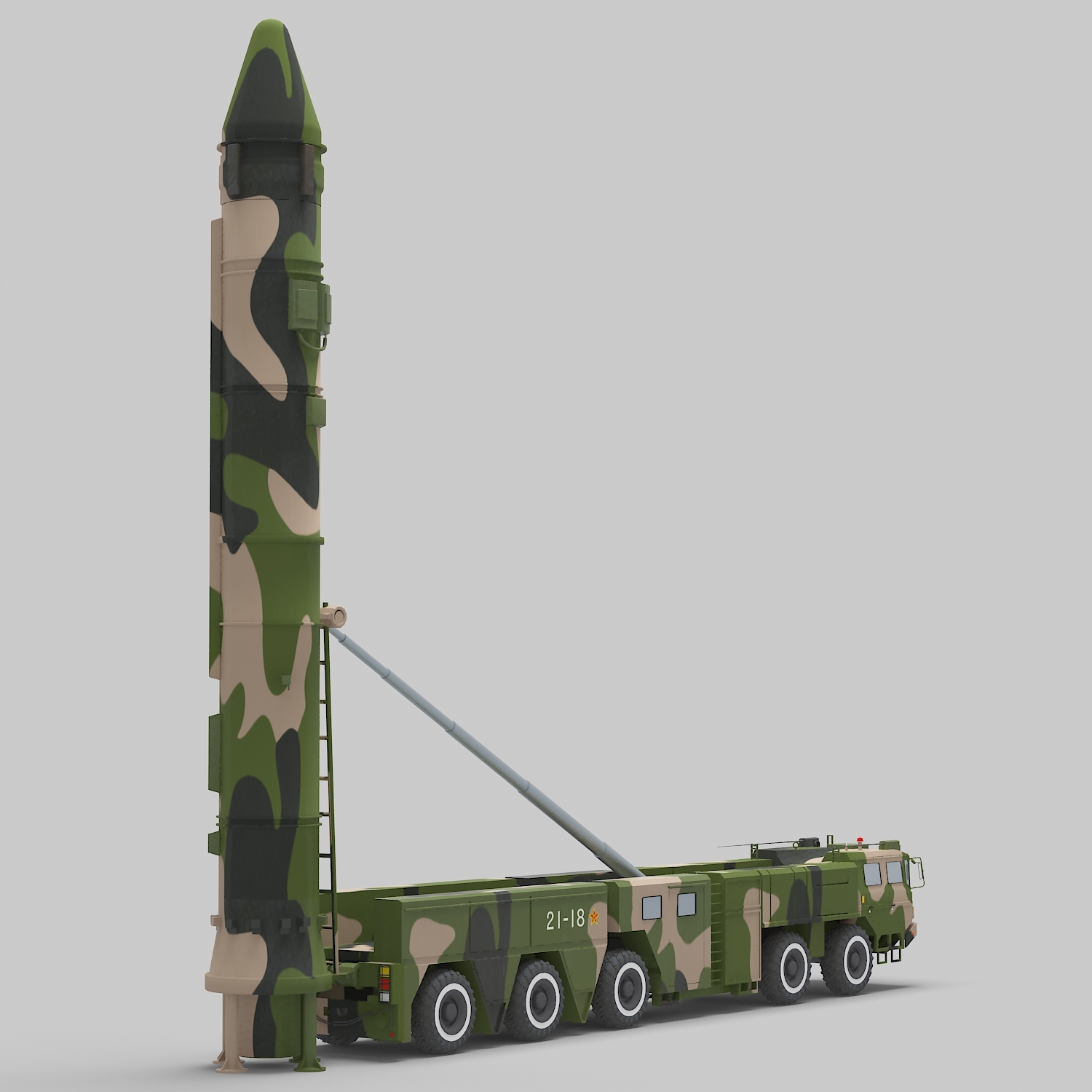 Chinese df-21 missile 3D - TurboSquid 1168845