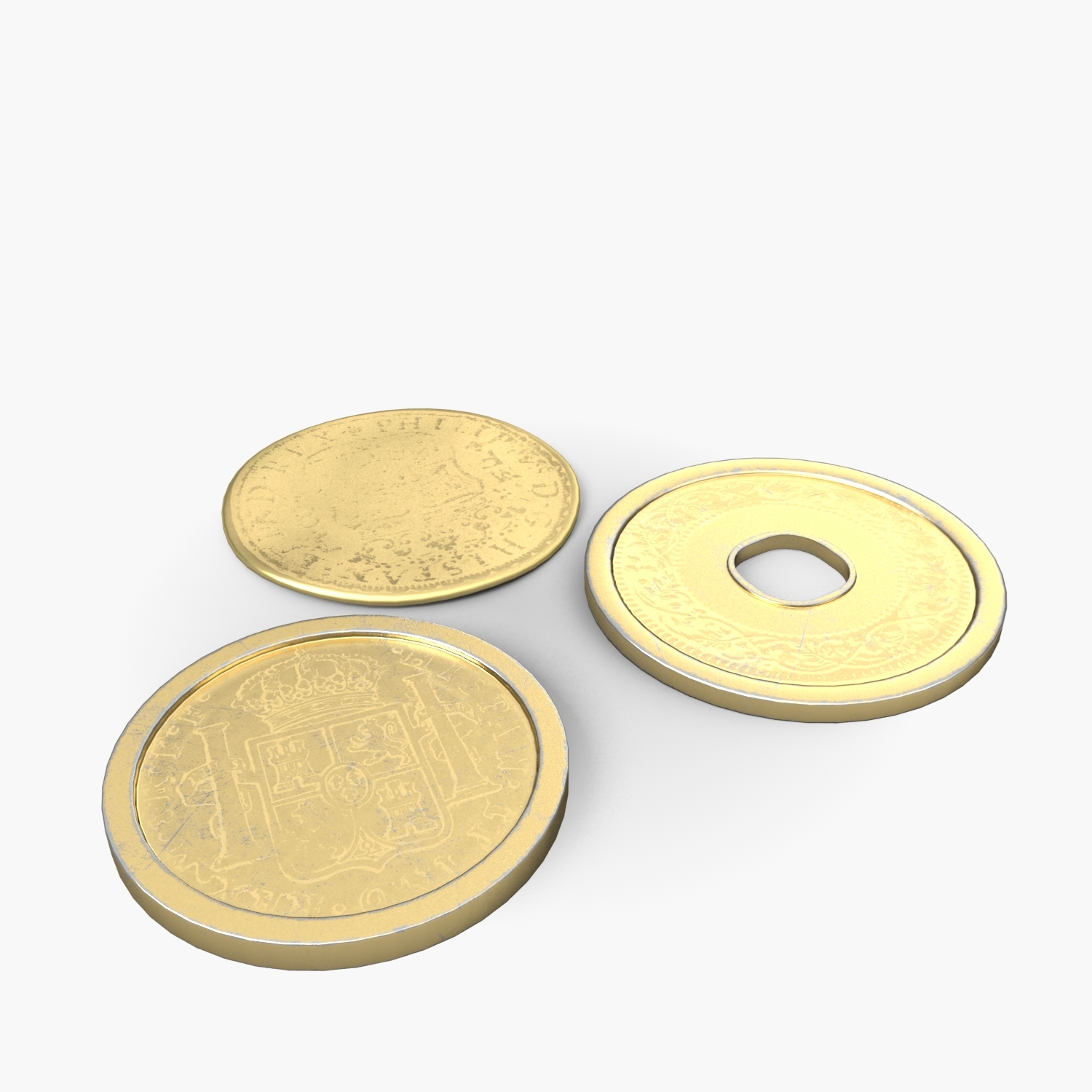 Coin 3D model - TurboSquid 1168927