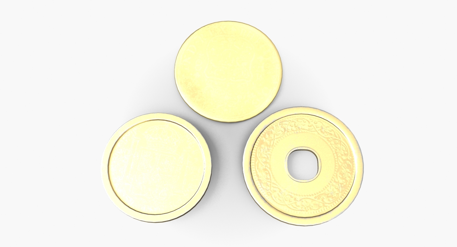 Coin 3D model - TurboSquid 1168927
