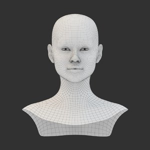 Female Head STL Models for Download | TurboSquid