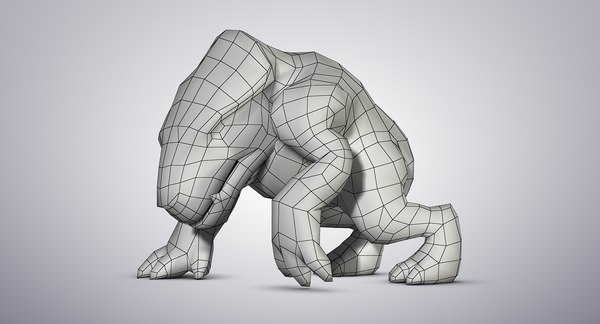 Character rig monster 3D model - TurboSquid 1169102