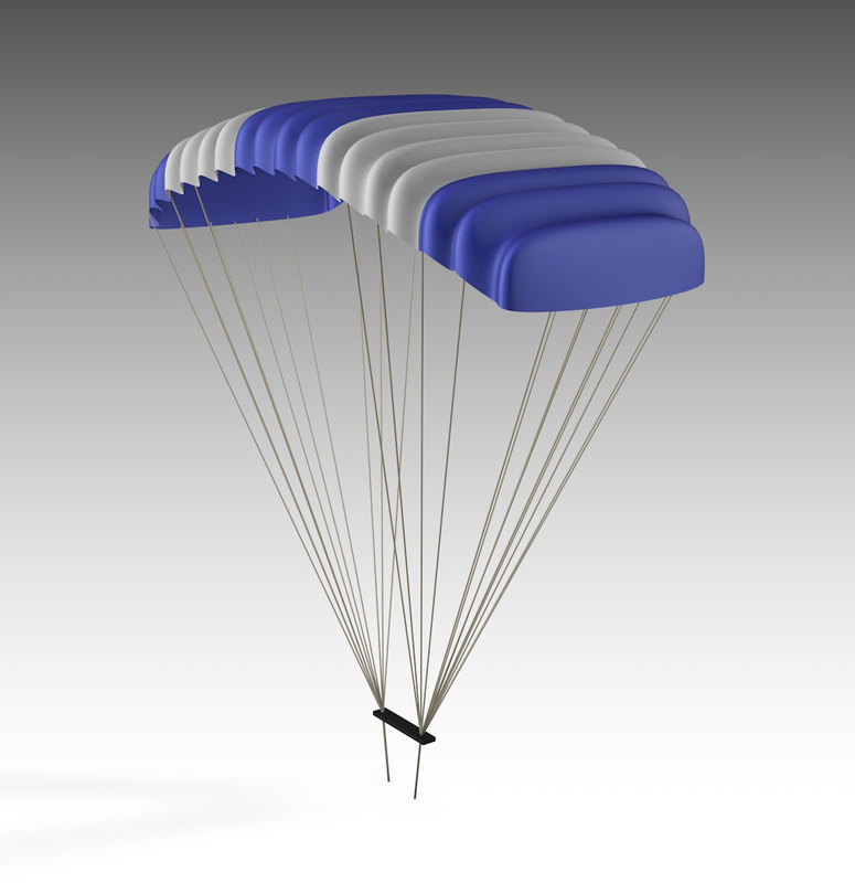 Parachute chute chut 3D model - TurboSquid 1169110