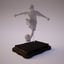 3D freestyle soccer player statue - TurboSquid 1169256